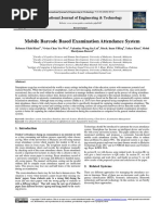 School Event Attendace Monitoring System | PDF | Barcode | Radio ...