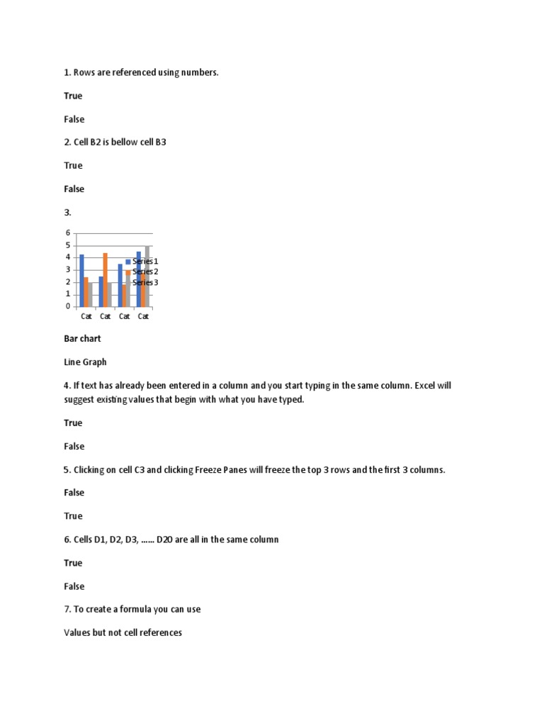 It Application Tools Midterm Exam | Download Free PDF | Microsoft Excel | Spreadsheet