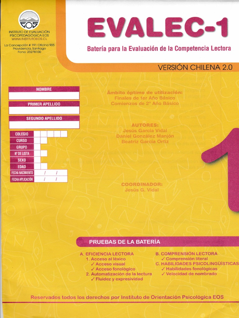 Evalec - 1 Primera Parte | PDF