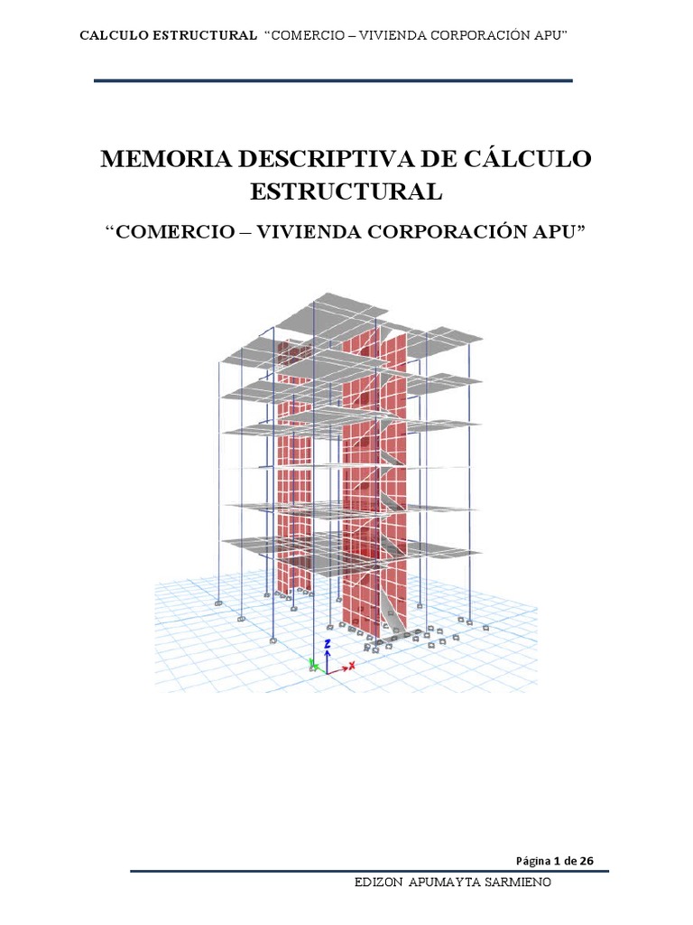 Calculo Estructural | PDF | Fundación (Ingeniería) | Hormigón