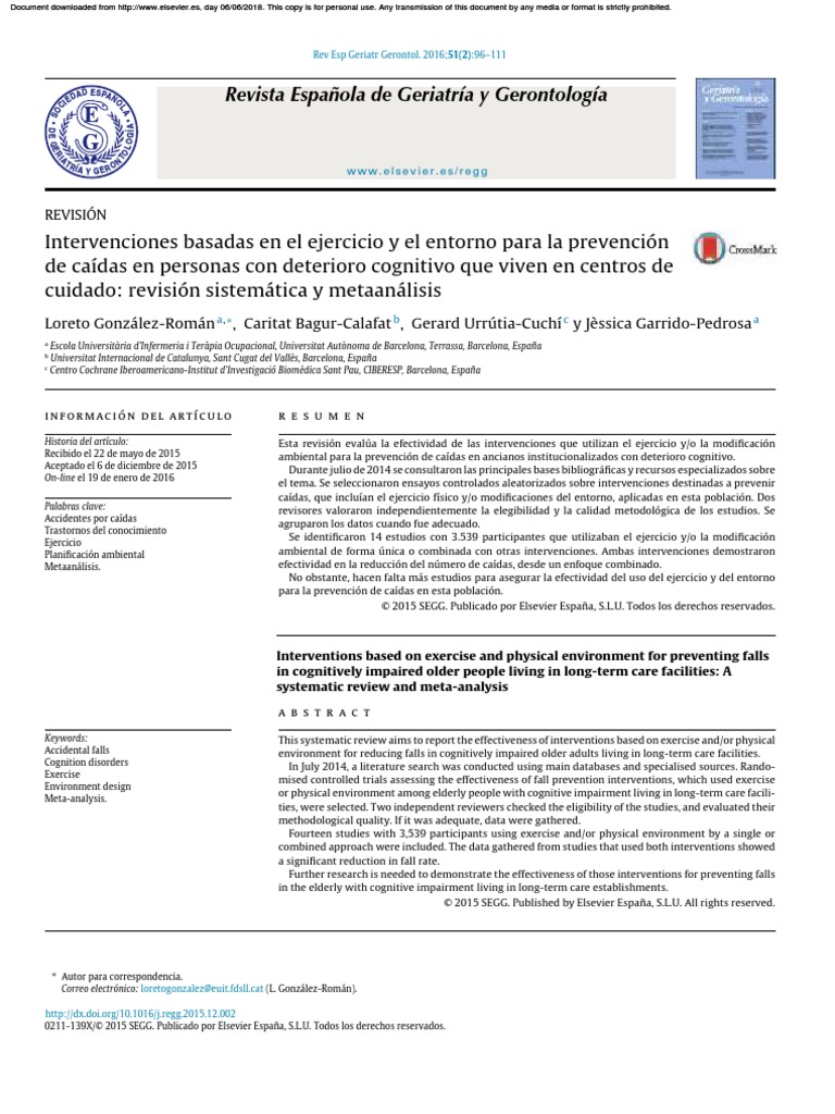 Intervenciones Basadas en Ejercicio-Revisiones y Metaanlisis | PDF ... Intervenciones Basadas en Ejercicio-Revisiones y Metaanlisis | PDF ...