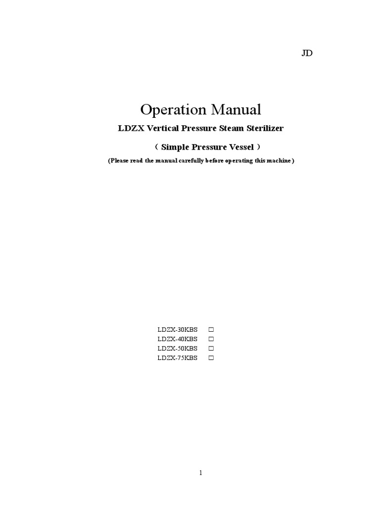 Manual de Instrucciones - Autoclave Vertical Labware Scientific LDZX ...