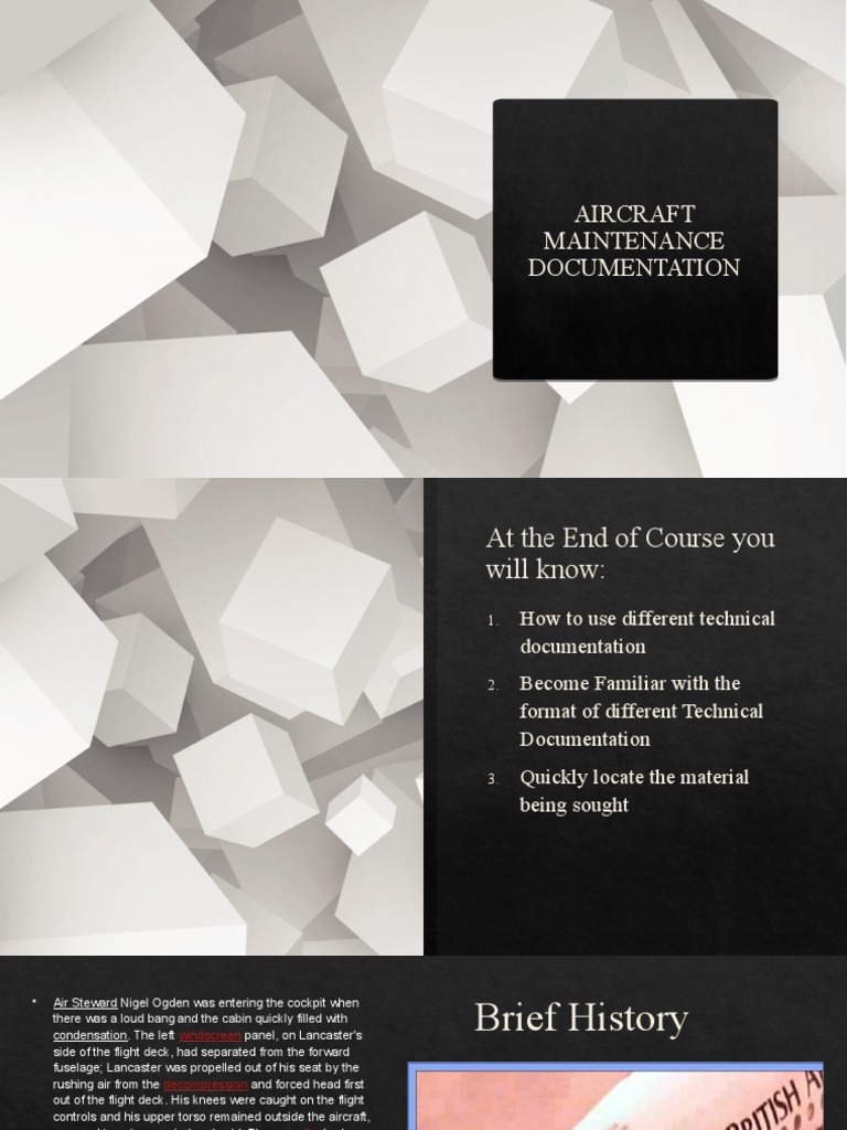 Aircraft Maintenance Documentation | PDF | Aviation | Aircraft