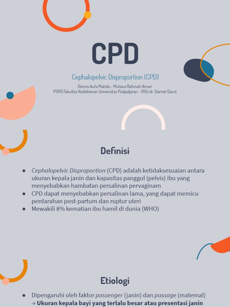 Cephalopelvic Disproportion (CPD) | PDF