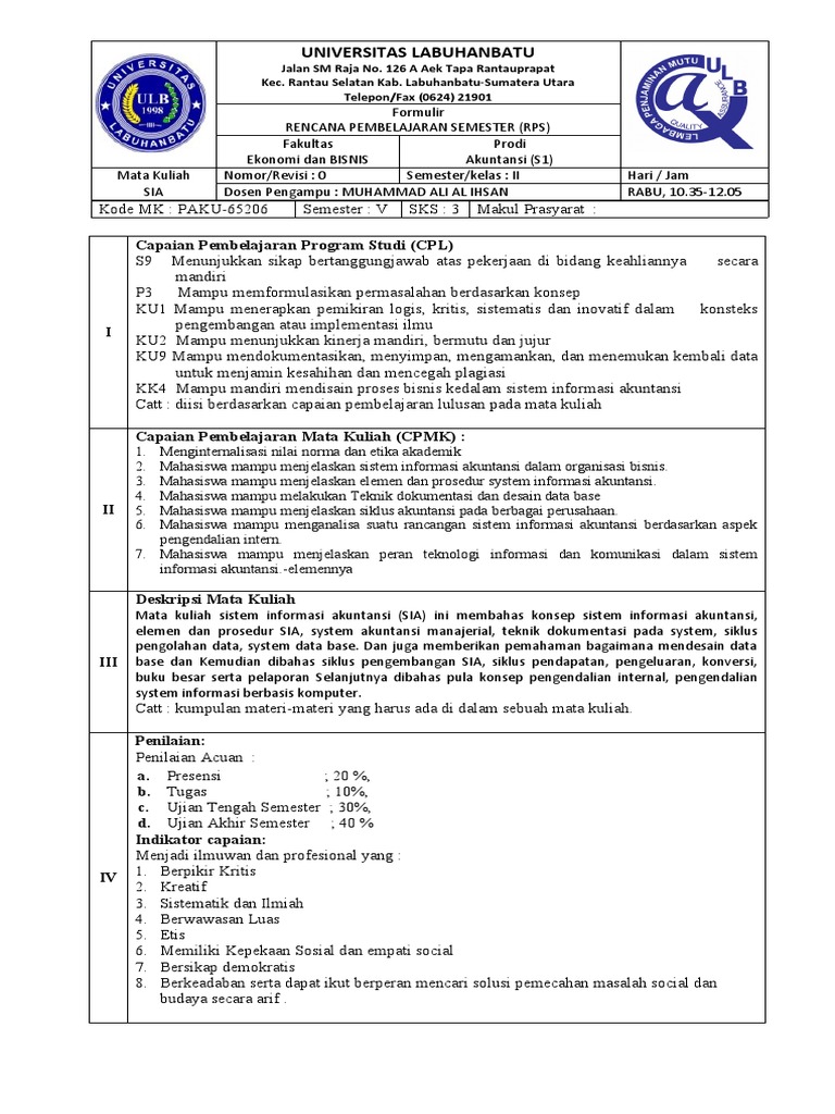 RPS - Sia - 2021 - 1 | PDF