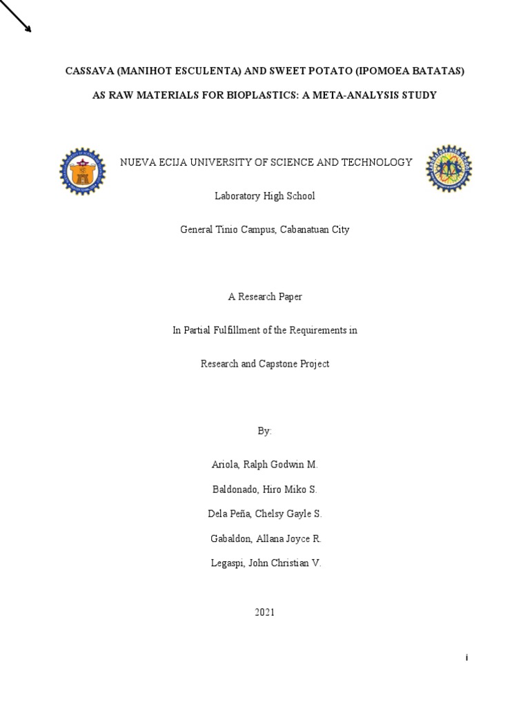 Capstone and Research Project | PDF | Plastic | Waste Management