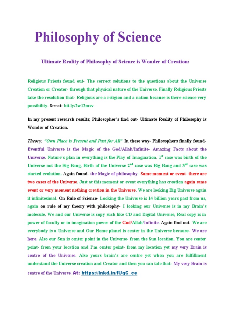 A New Perspective: Exploring the Wonder of Creation Through Philosophy ...