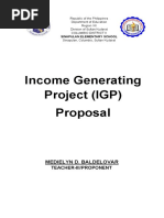 IGP Project Proposal Template | PDF | Art | Science & Mathematics