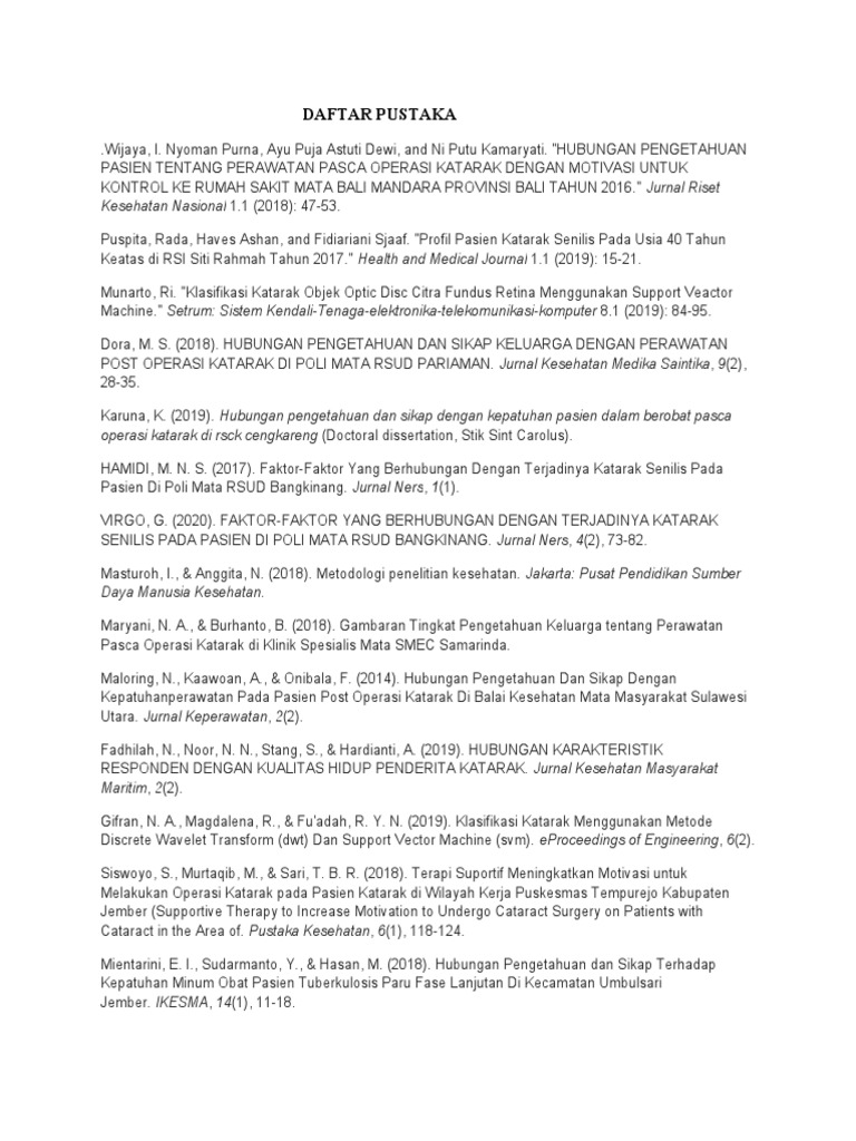 Daftar Pustaka Abang | PDF