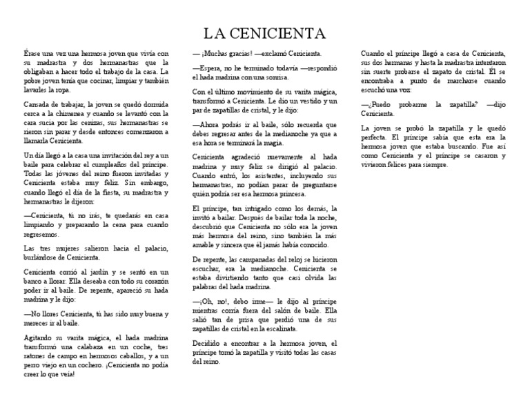 Mi Cuento en Tres Columnas | PDF