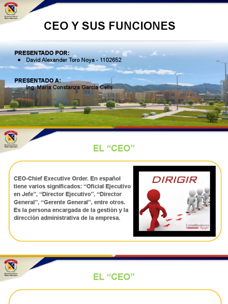 Funciones Clave del CEO | PDF | Negocios | Relaciones personales ...