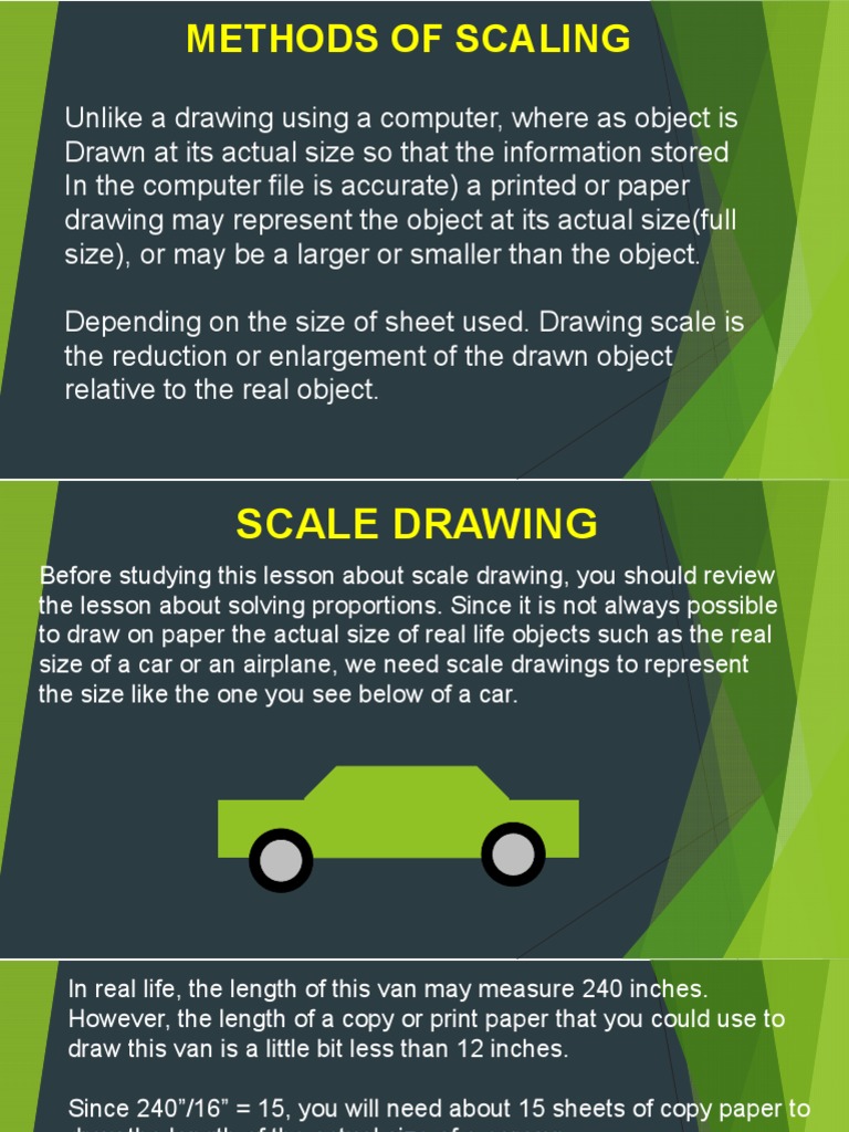 Methods of Scaling | PDF | Drawing | Calibration