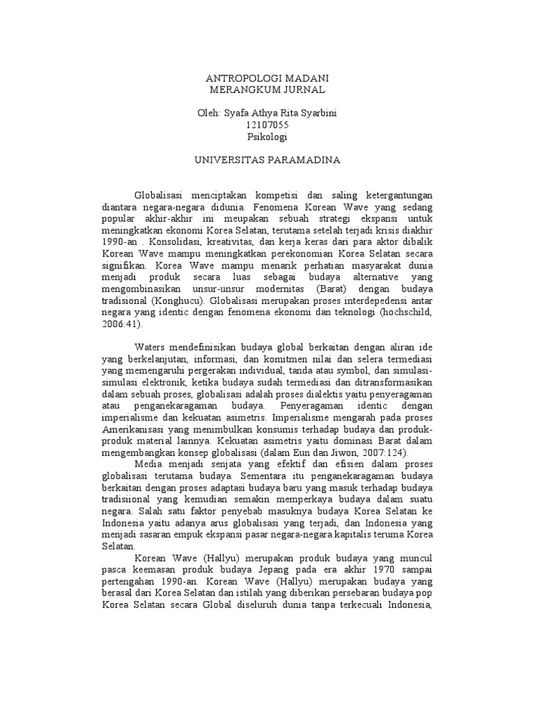 Merangkum Jurnal | PDF