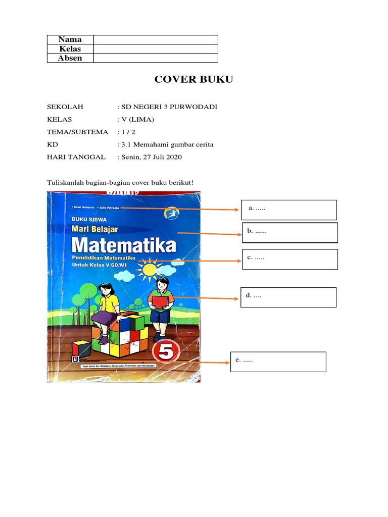 Cover Buku LKS Kelas V SD Negeri 3 | PDF