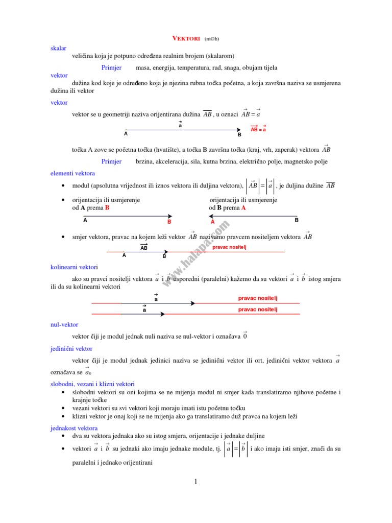 Vektori | PDF