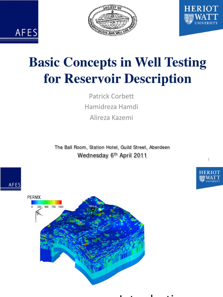 Well Testing Res Des Concepts | PDF | Teaching Methods & Materials ...