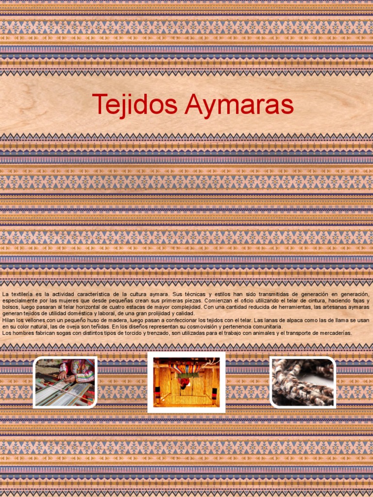 Textiles y Cultura Aymara en Bolivia | PDF | Ropa | Telar