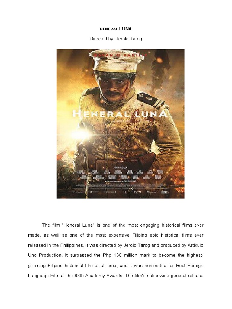Group-9 - Heneral Luna | PDF