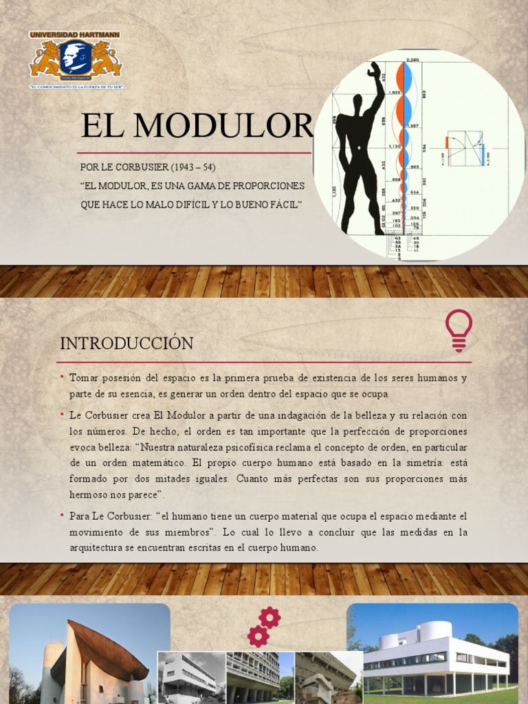 El Modulor: Proporciones y Armonía | PDF | Belleza | Espacio