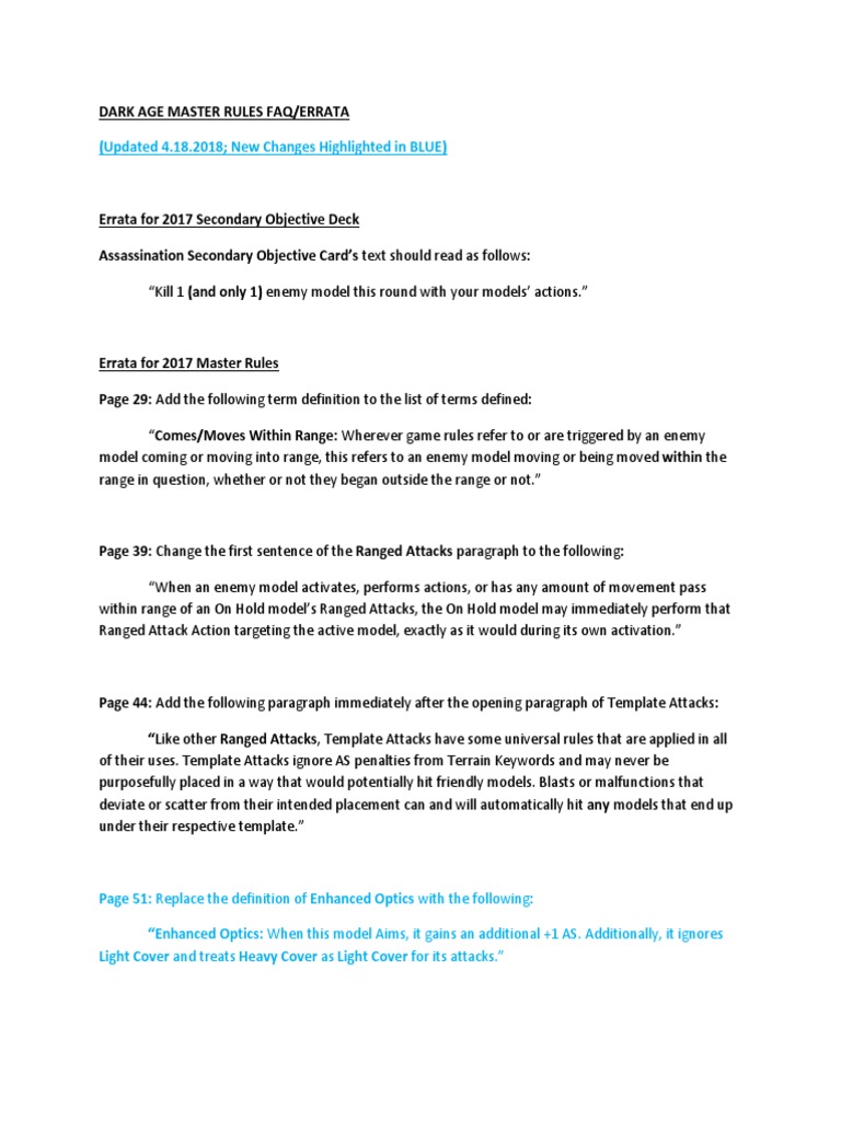 April2018 Master Rules FAQ1 | PDF | Gaming