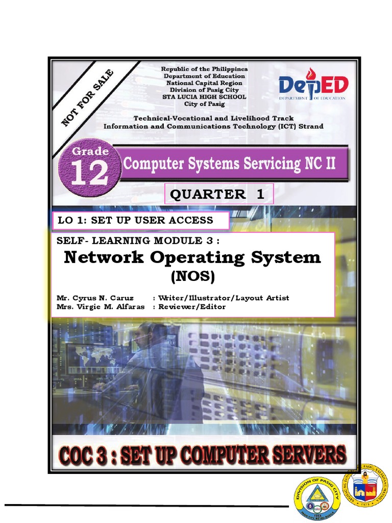 TVL - CSS 12 - Q1 - M3 | PDF | Operating System | Computer Network