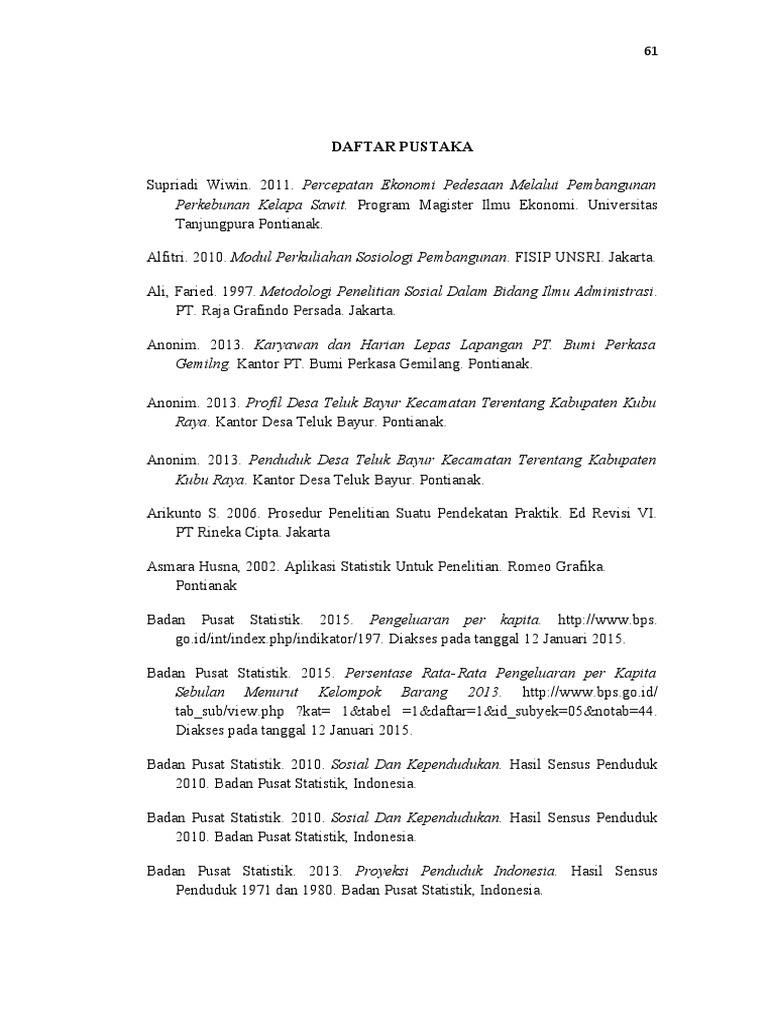 10 Daftar Pustaka | PDF | Ilmu Sosial