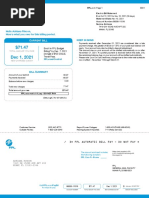 PSEG Sample Electric Bill | PDF | Cheque | Watt