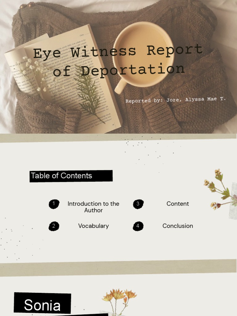 Australian Witness to Deportation | PDF | Language Arts & Discipline