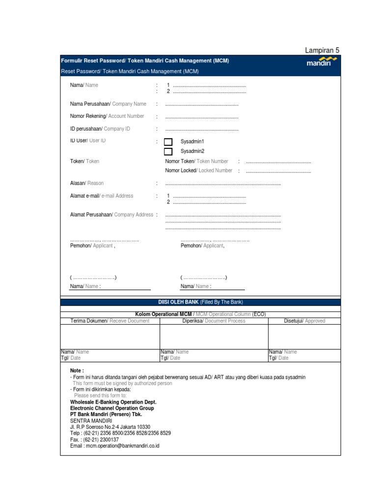 Lampiran 5 Form Reset Password Mcm Final Pdf
