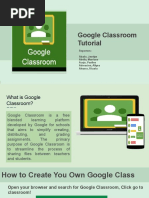 Script How To Create A Google Classroom | PDF | Classroom | Learning