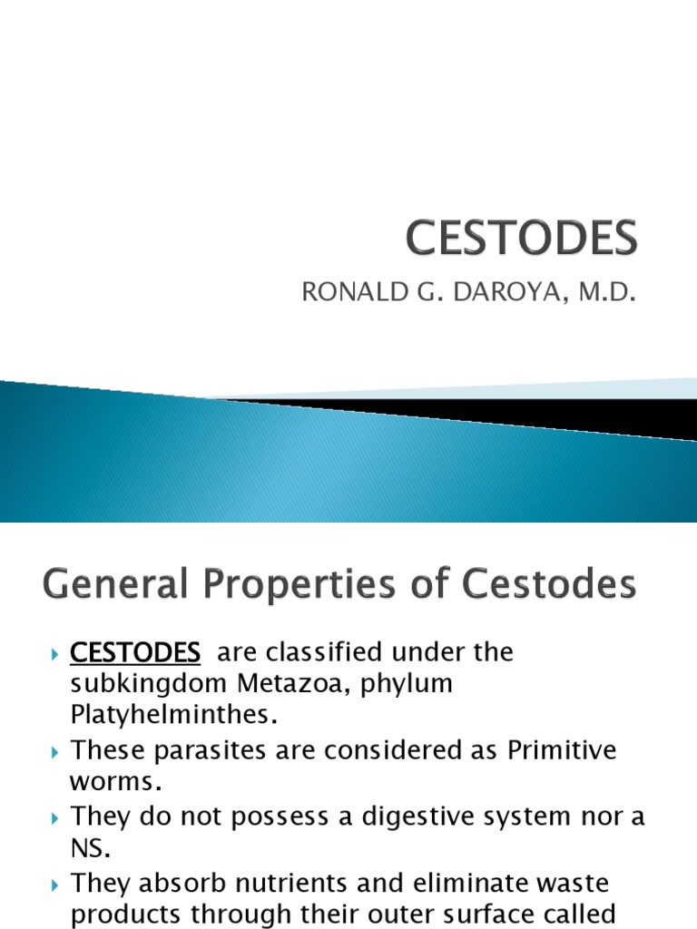 CESTODES | PDF | Diseases And Disorders | Clinical Medicine