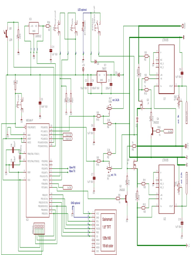 Solar Charge Controller Schematics | PDF