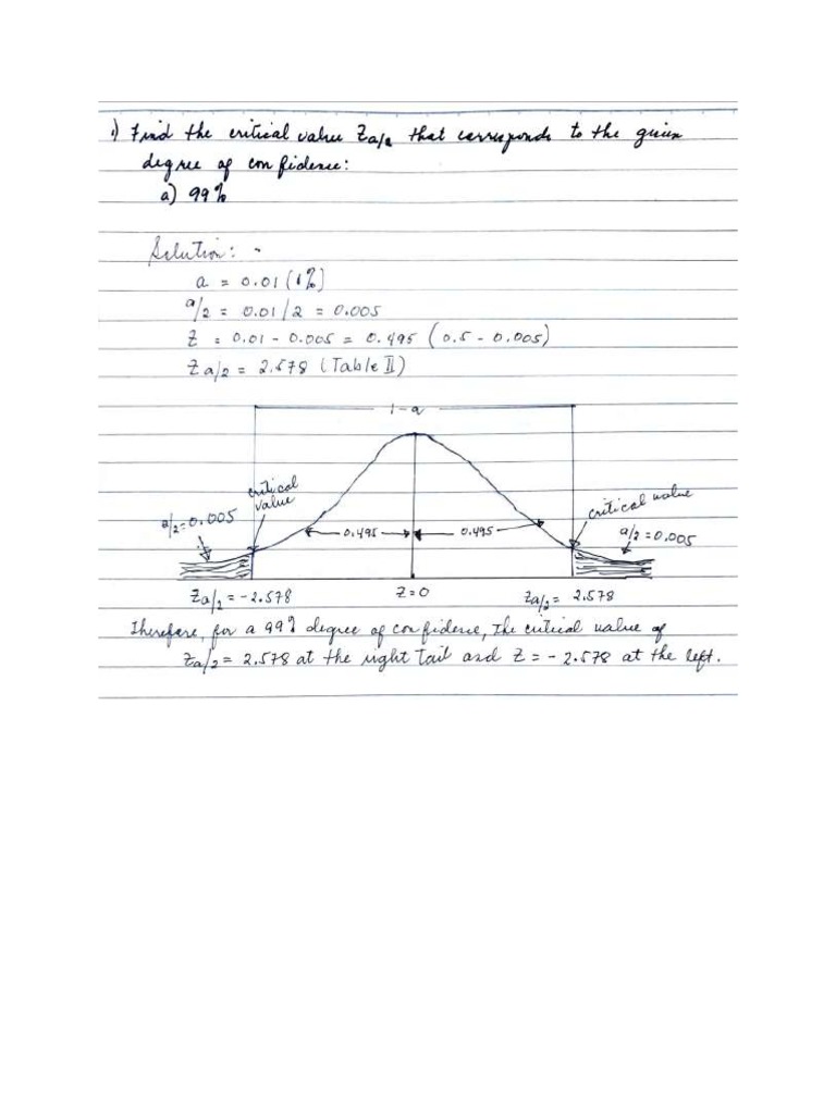 Advanced Stat Estimate and Sample Size | PDF | Confidence Interval ...