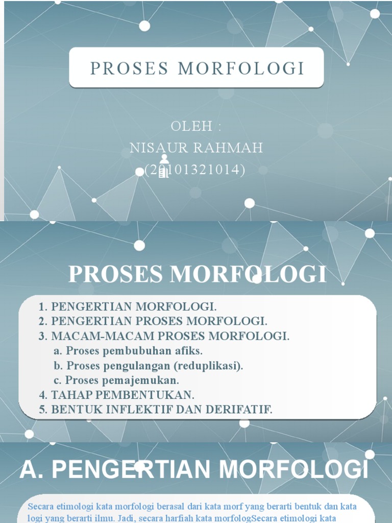 Proses Morfologi | PDF