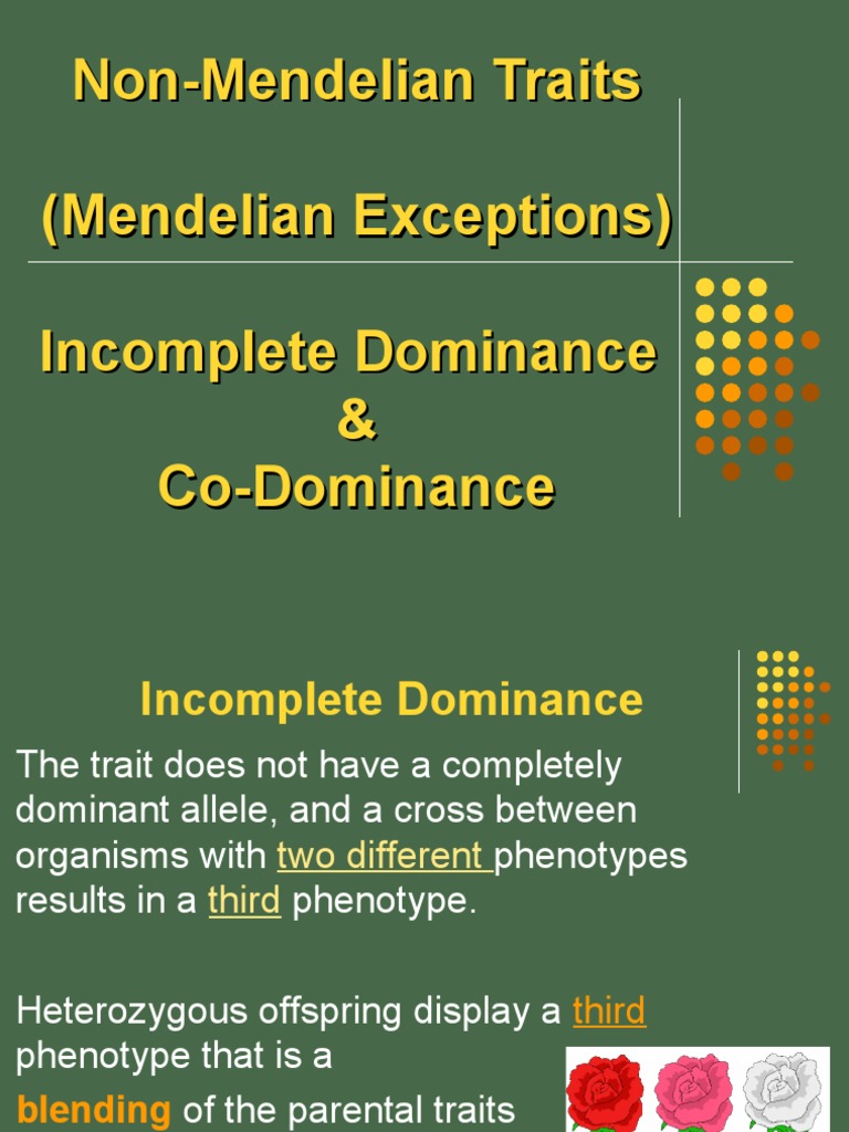 Incomplete Dominance vs Codominance Explained | PDF | Dominance ...