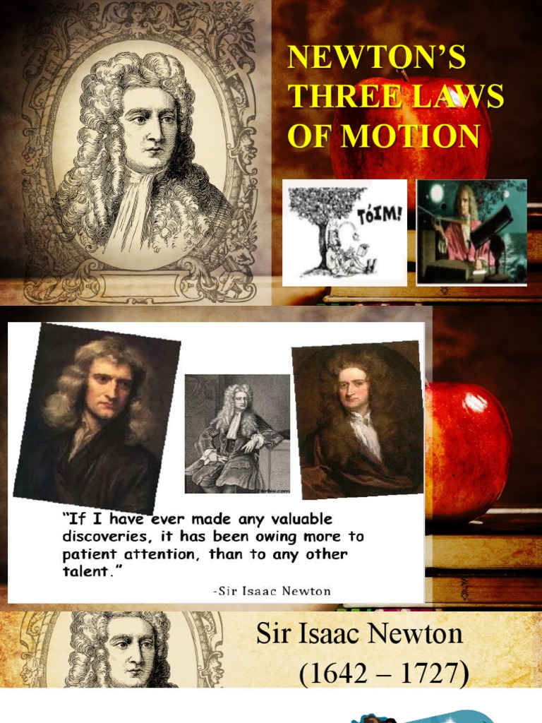 Newton's Three Laws of Motion Explained | PDF | Force | Newton's Laws ...