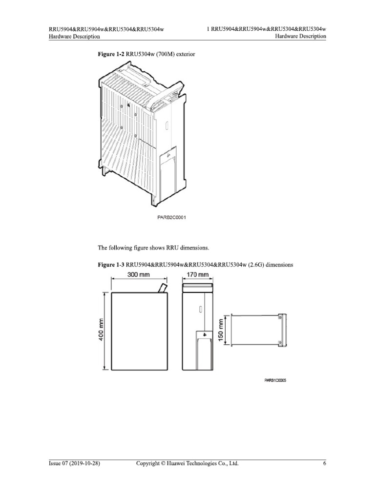 Rru 5904 & 5904W, Rru 5304 & 5304W (400X300X170) | PDF