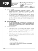 SOP Container Loading and Unloading | PDF | Forklift | Stevedore