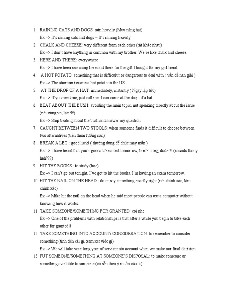 Raining Cats and Dogs | PDF