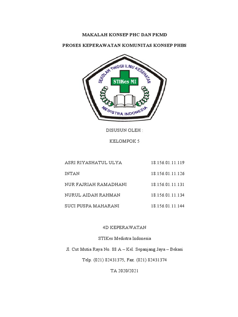 Konsep PHC dan PKMD dalam Keperawatan | PDF