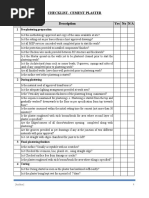 Checklist-Block Masonry Work: Pre Block Masonary Checks | PDF
