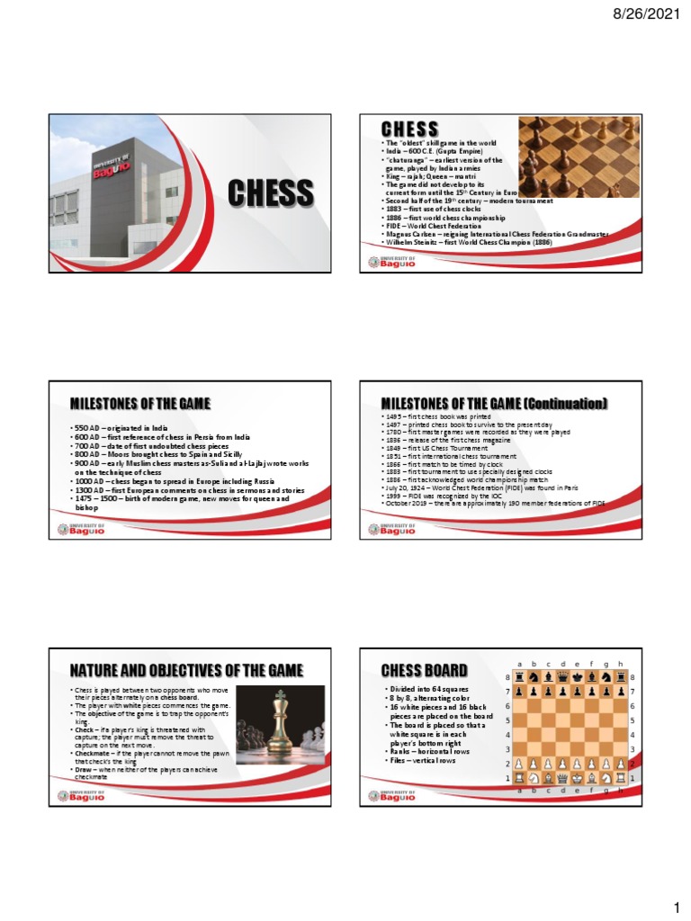 CHESS | PDF | Chess | Competitive Games