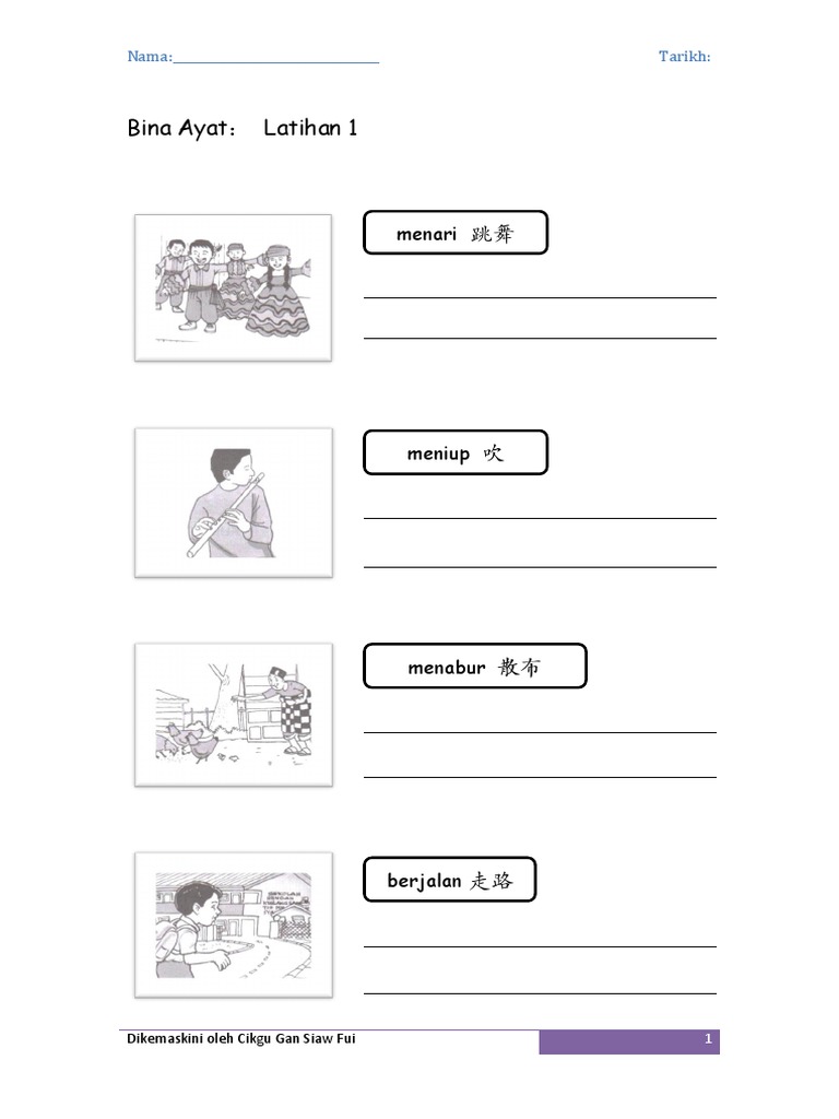 Basic Malay Verbs and Their Chinese Translations | PDF