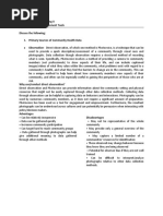 Community Work Process Report Number 1 | PDF | System | Social Work