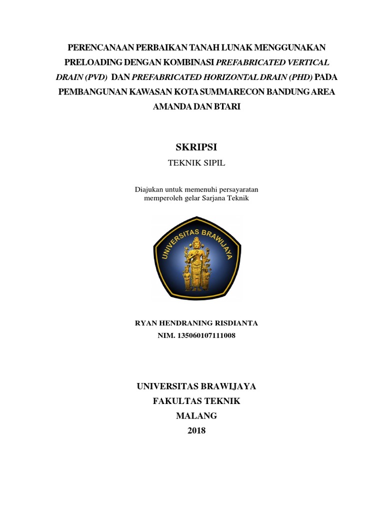 Preloading, PVD, PHD | PDF