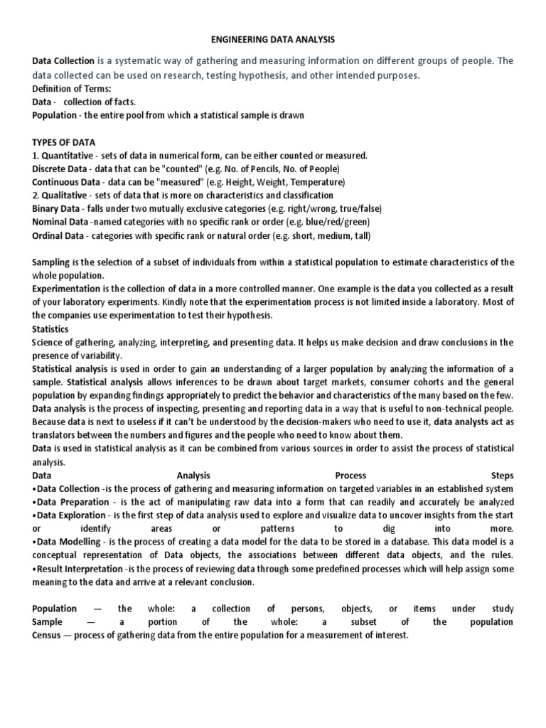 EDA Module 1 | PDF | Statistics | Data EDA Module 1 | PDF | Statistics | Data