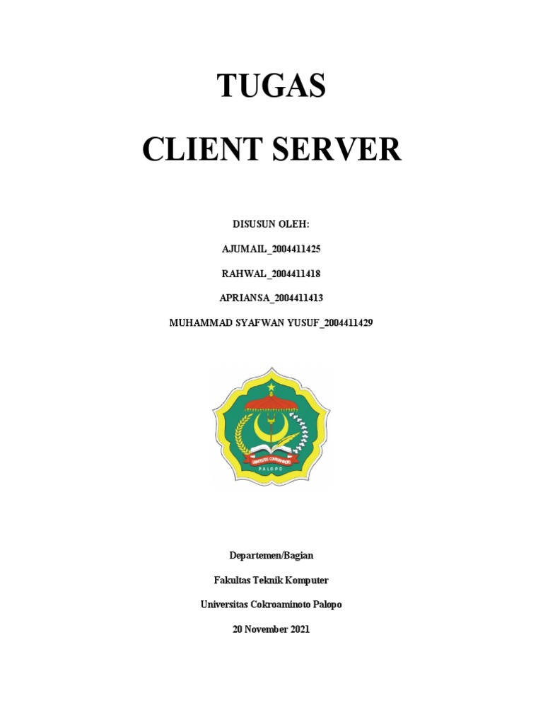Tugas Client Server | PDF
