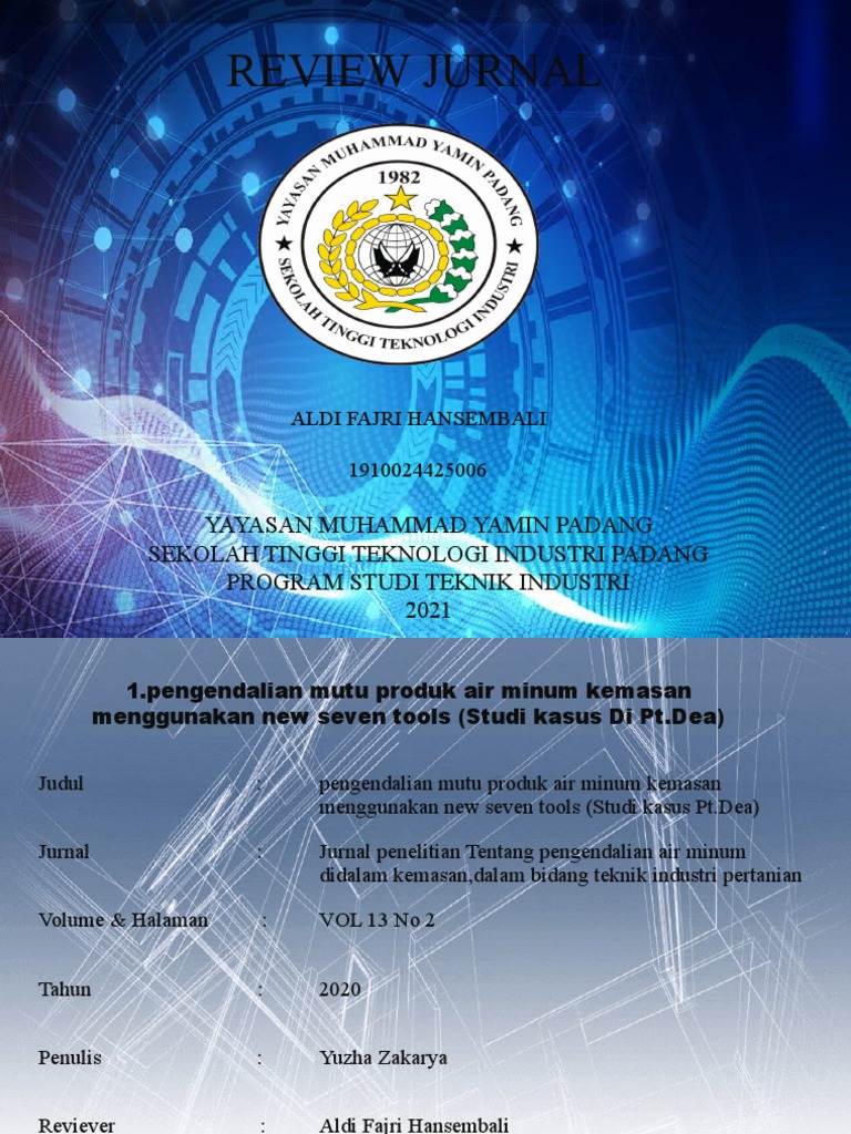 Tugas Jurnal Aldi Fajri Hansembali | PDF