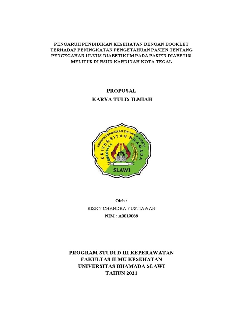 Proposal Kti - Rizky Chandra y - Fiks | PDF