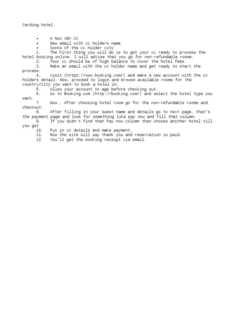 How To Carding | PDF